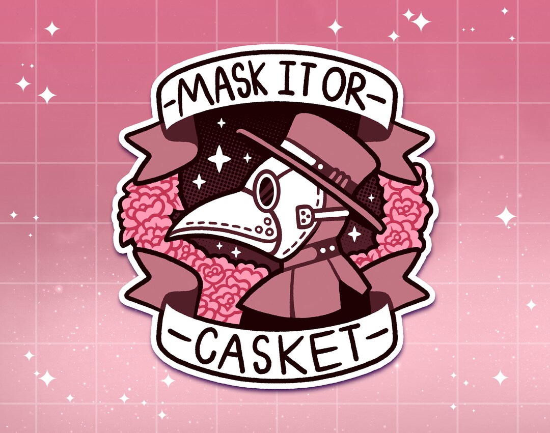 Mask It Sticker - Etsy