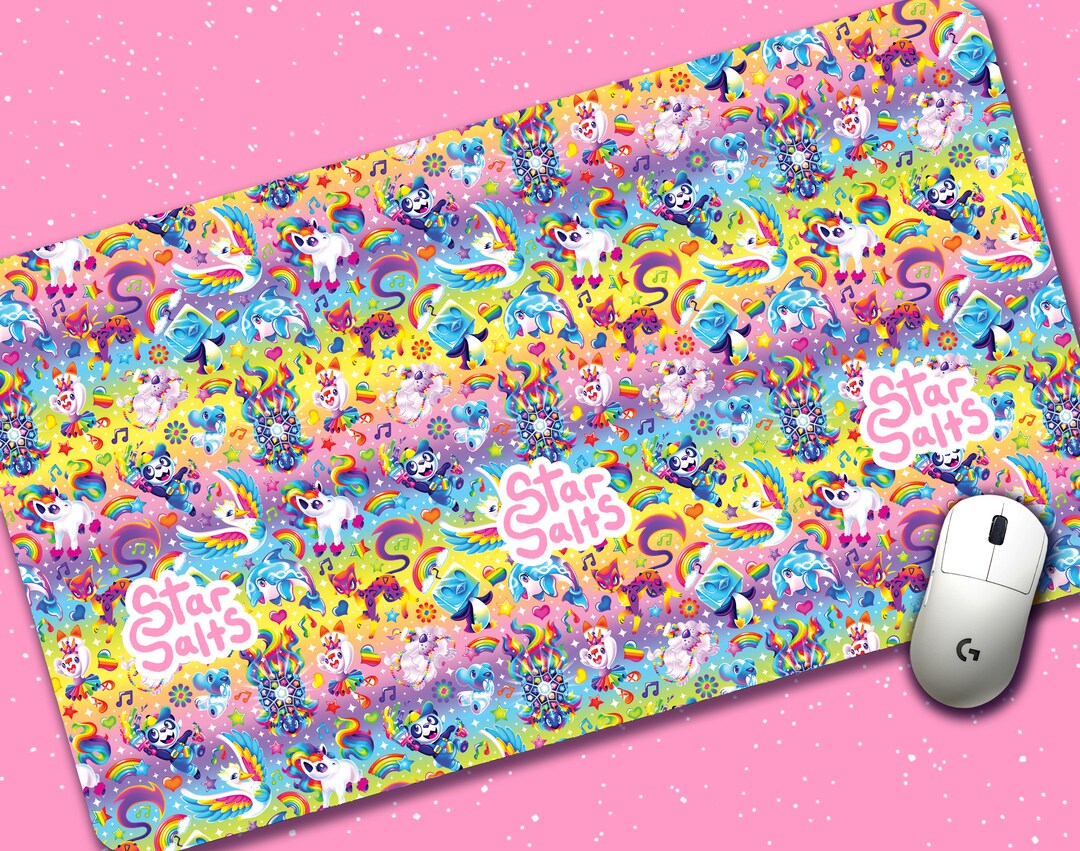 Rainbow Vibes Jumbo Desk Mats - Etsy