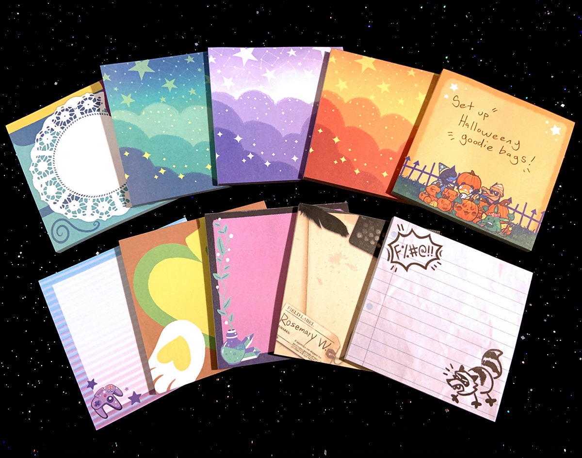 Mercury Memo Pad | Etsy