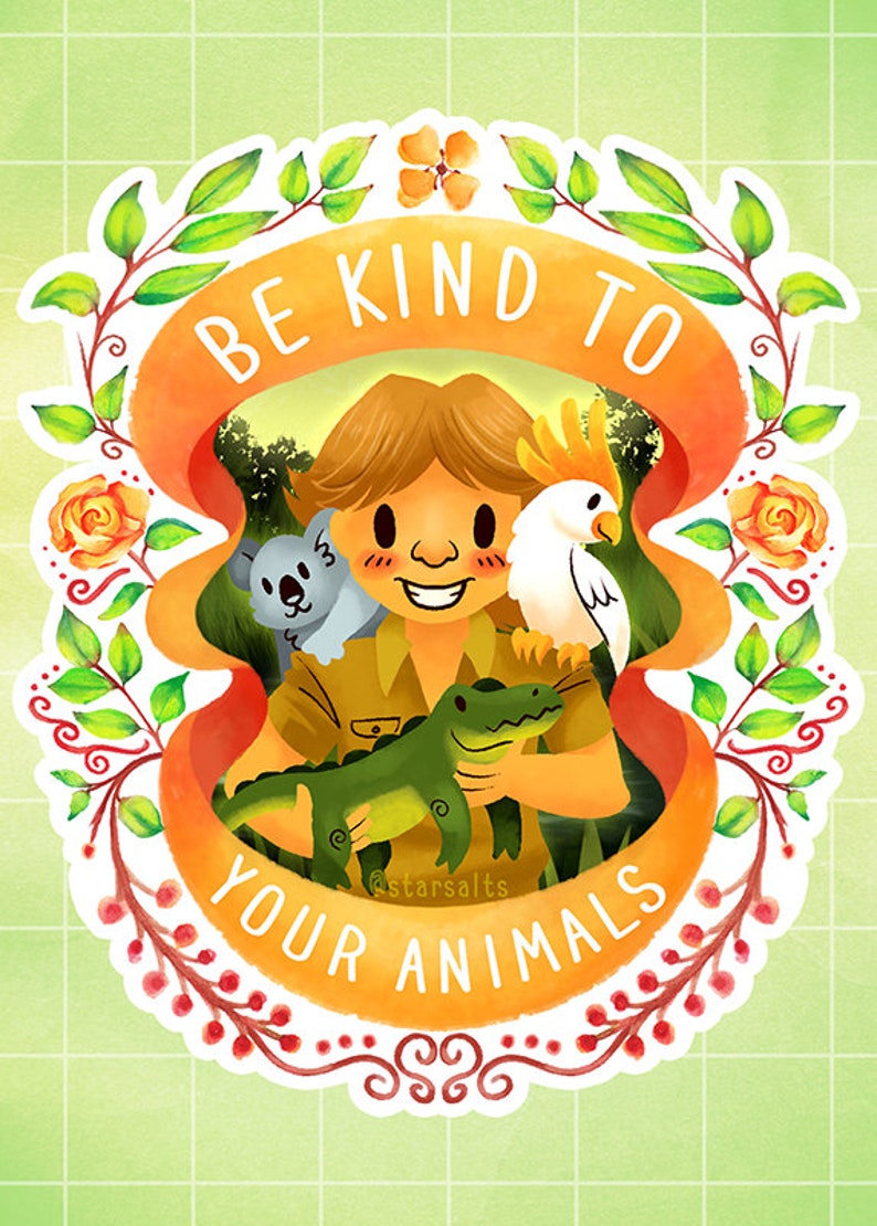 Be Kind to Your Animals 5x7 Mini Print - Etsy Australia