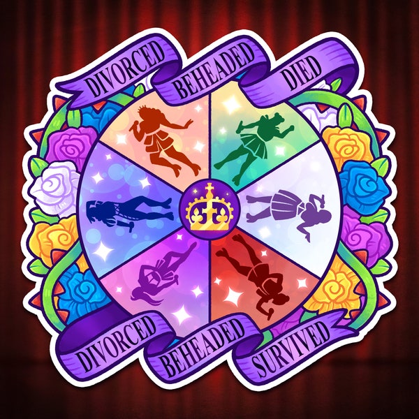 Six the Musical Stickers - Etsy