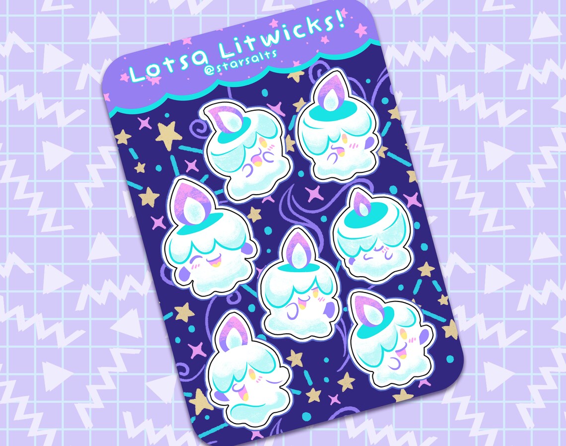 4x6 Litwick Sticker Sheet - Etsy