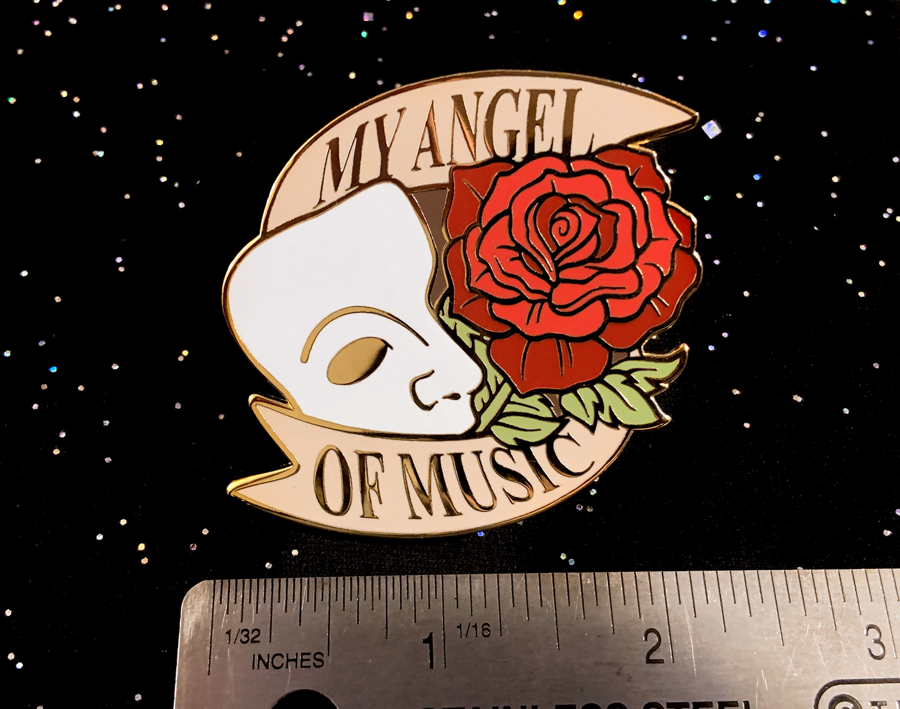 Phantom of the Opera Enamel Pin - Etsy