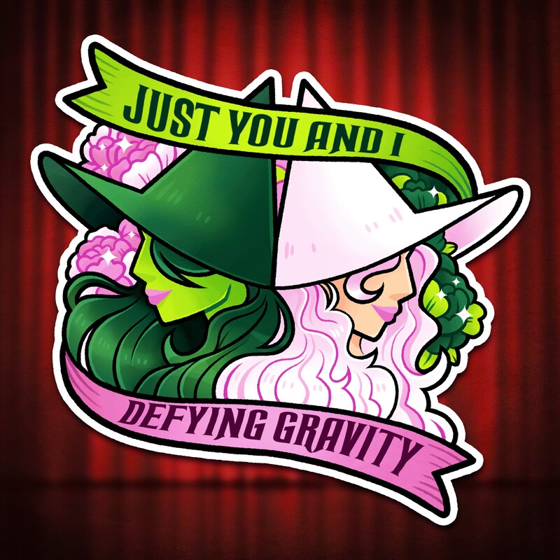 Wicked Movie Stickers - Etsy