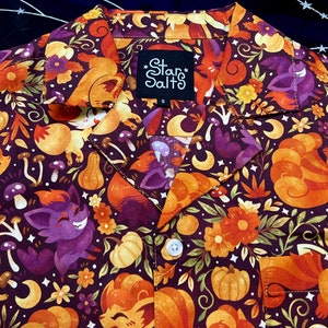 Fox Forest Button up Shirt - Etsy