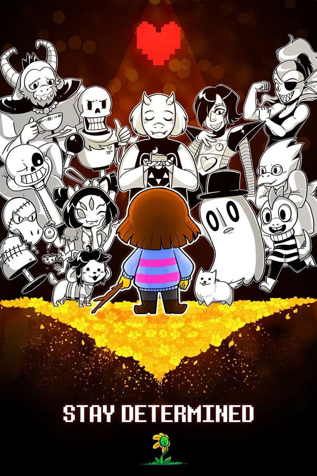 Stay Determined (13"x19" Print) - Etsy