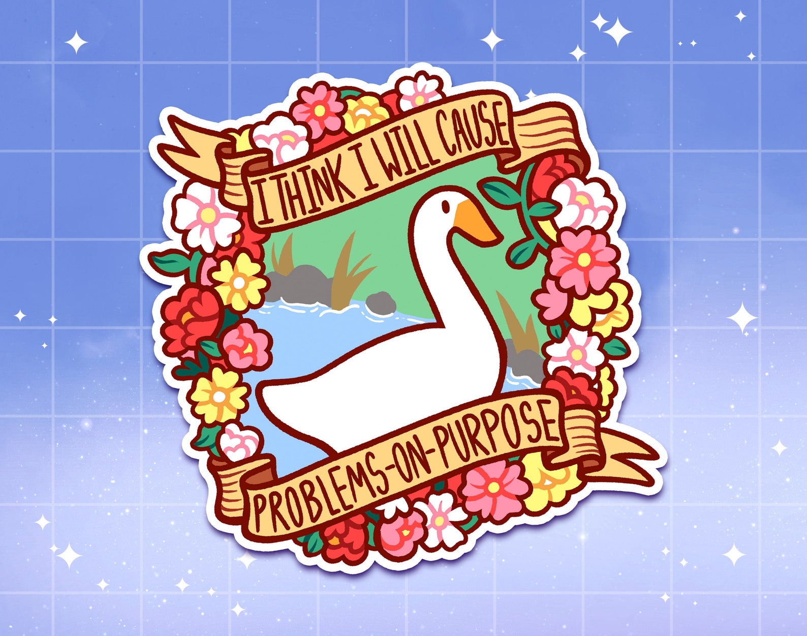 Goose Sticker | Etsy