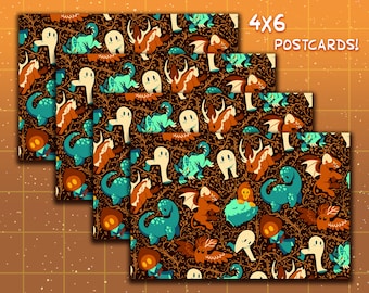 Colorful Cryptids Jumbo Desk Mats | Etsy