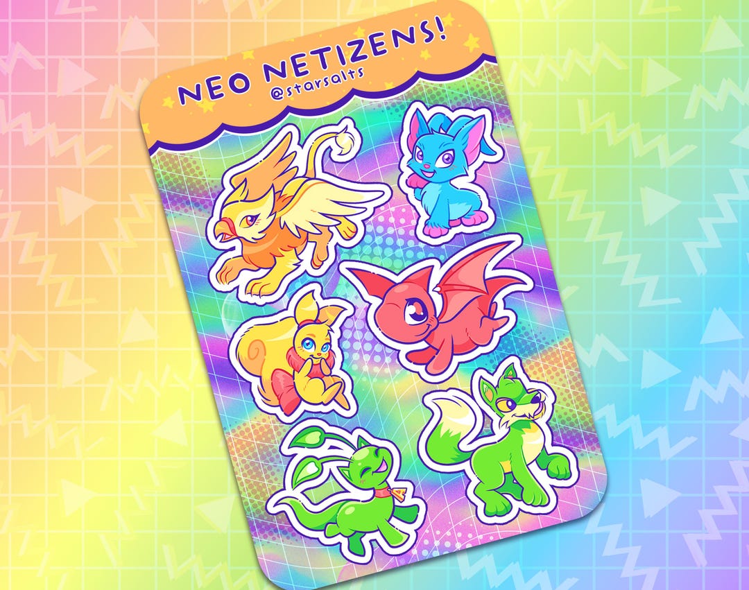 4x6 Neo Netizens Vol.2 Sticker Sheet - Etsy