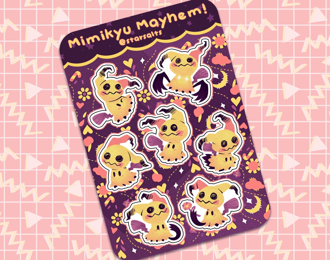 4x6 Mimikyu Sticker Sheet - Etsy