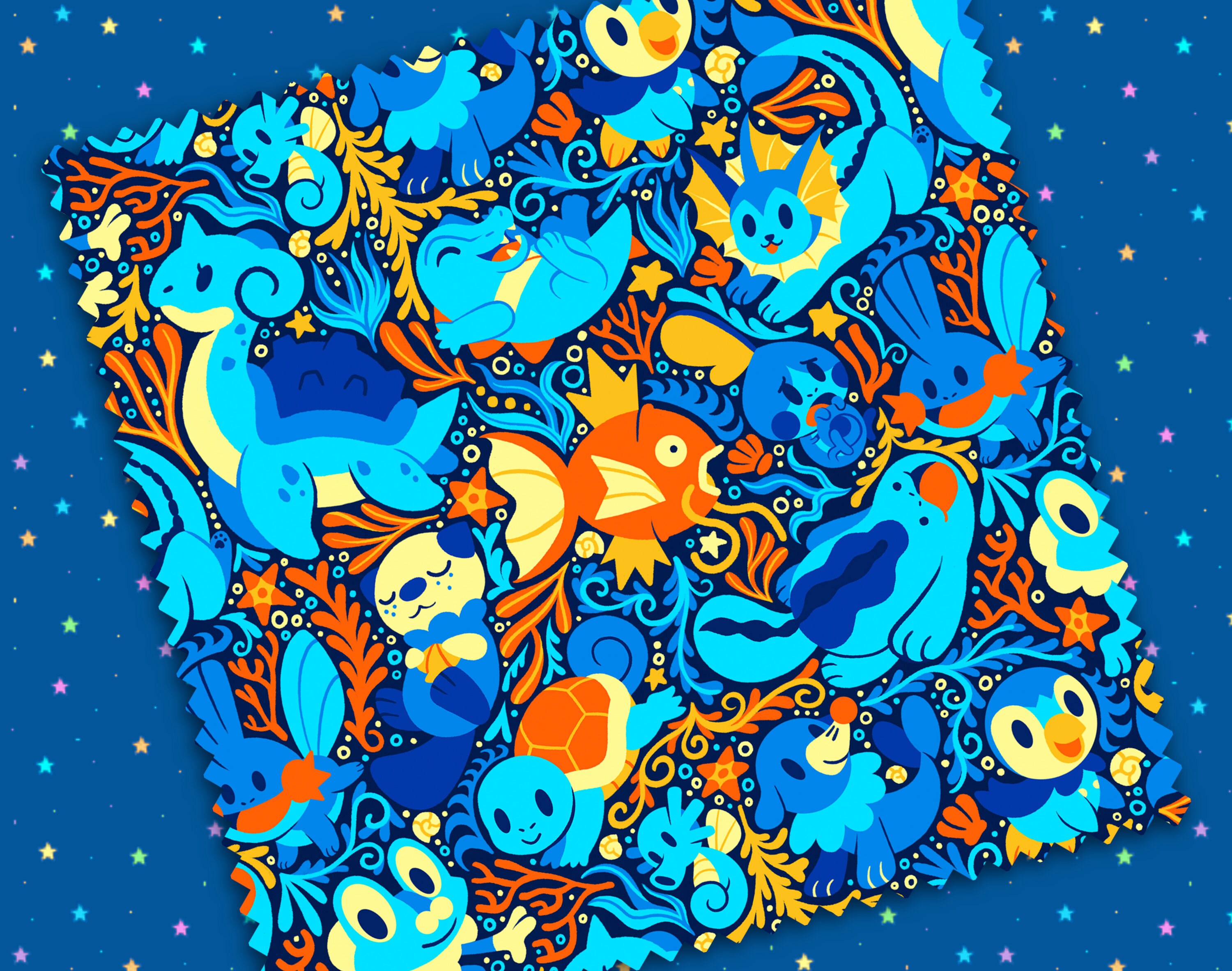Pokemon Tile Pattern