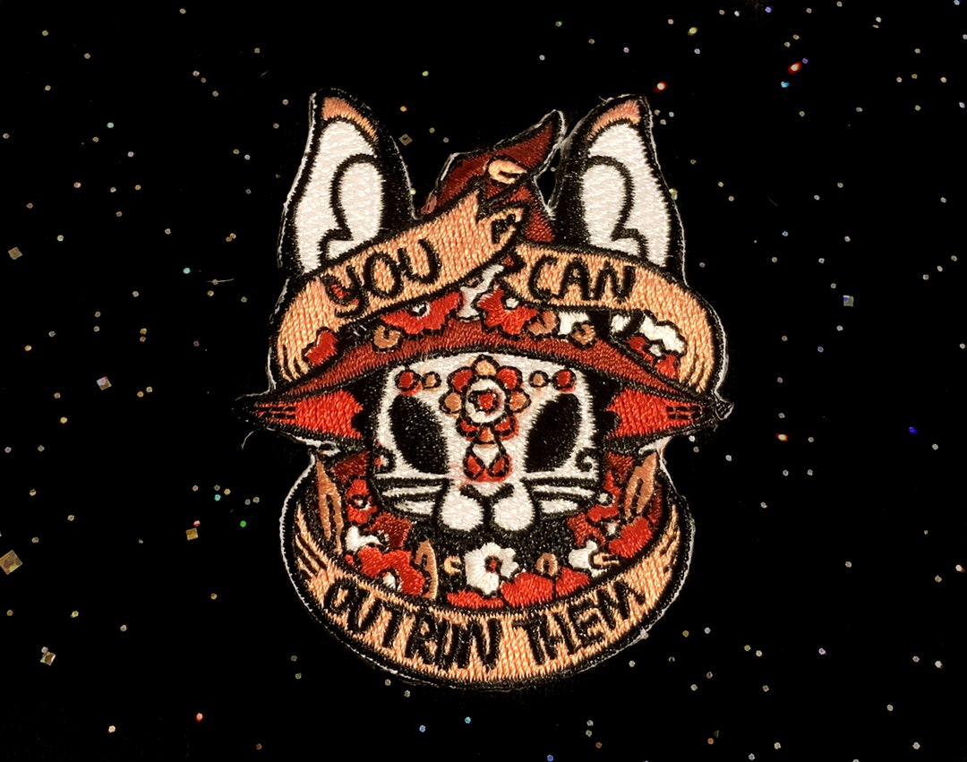 Rabbit Embroidered Patch - Etsy