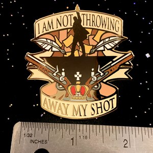 Hamilton Enamel Pin - Etsy UK