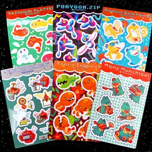 4x6 Pikmin Sticker Sheet - Etsy