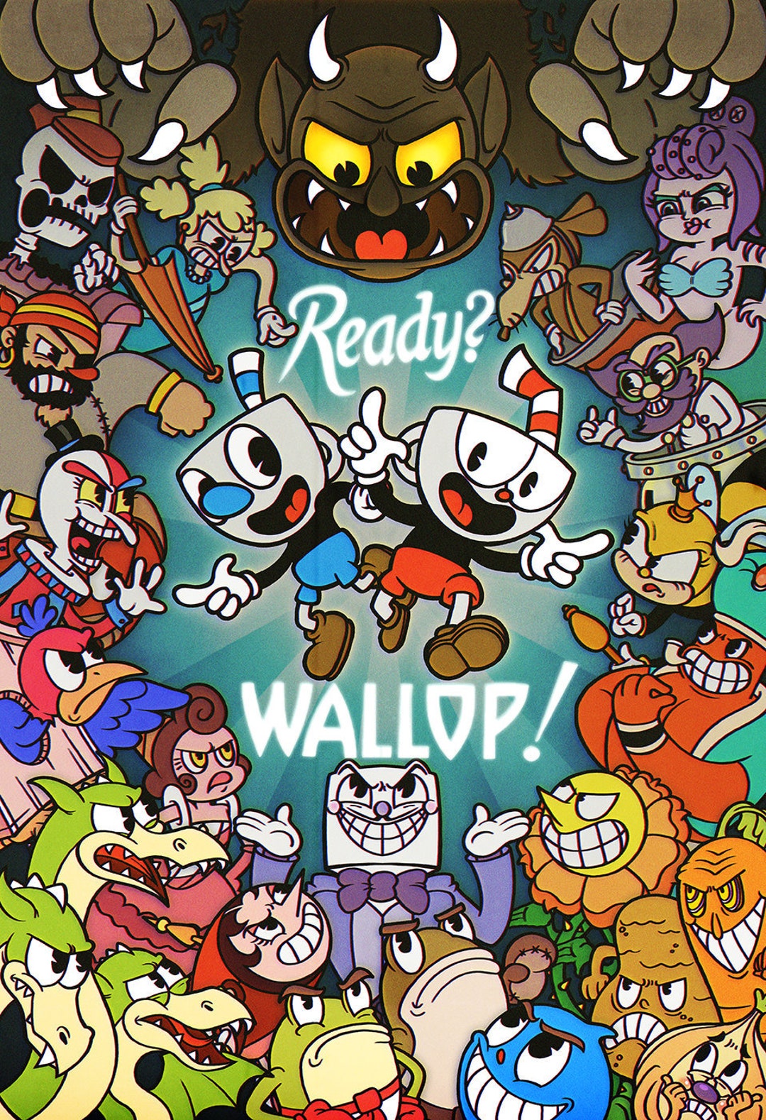 Ready? Wallop! (13"x19" Print) - Etsy