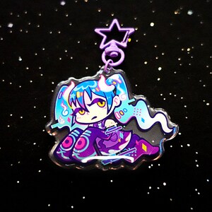 Project Voltage Ghost-type Miku 2.5 Acrylic Charm - Etsy