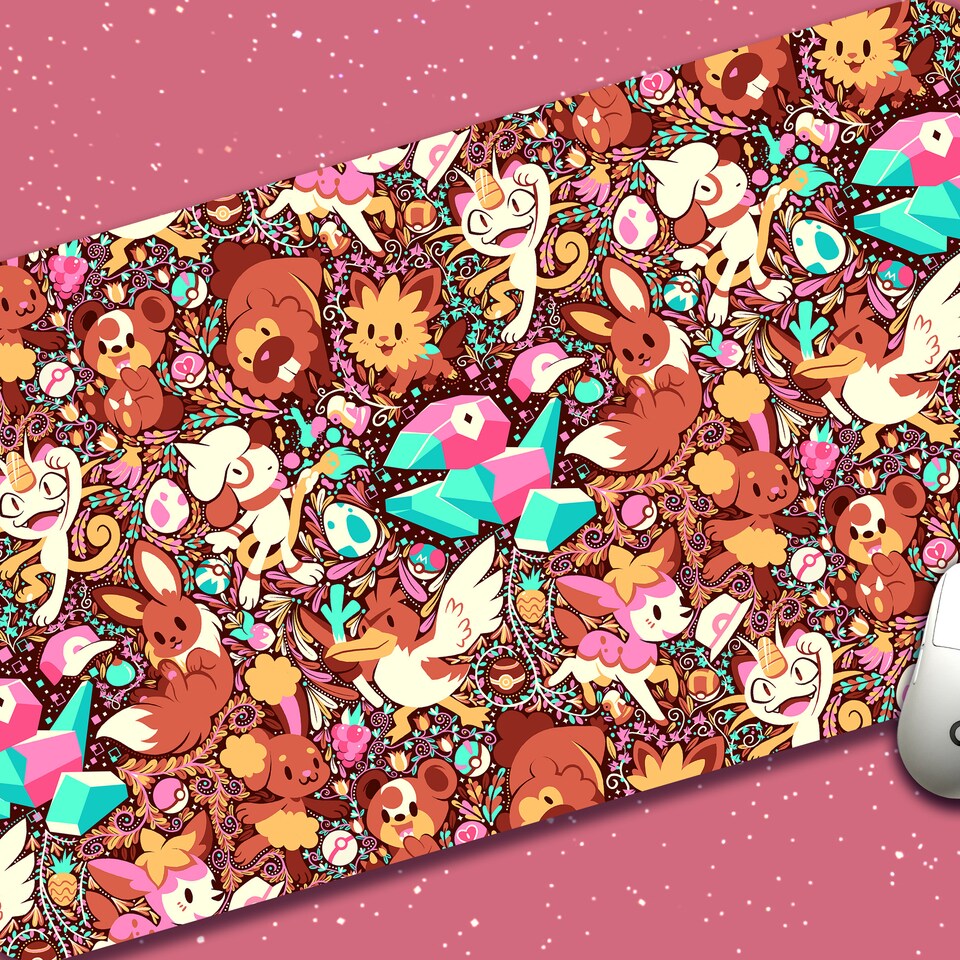 Normal Pokemon Jumbo Desk Mats sold by Garry Tan | SKU 7415550 | Printerval