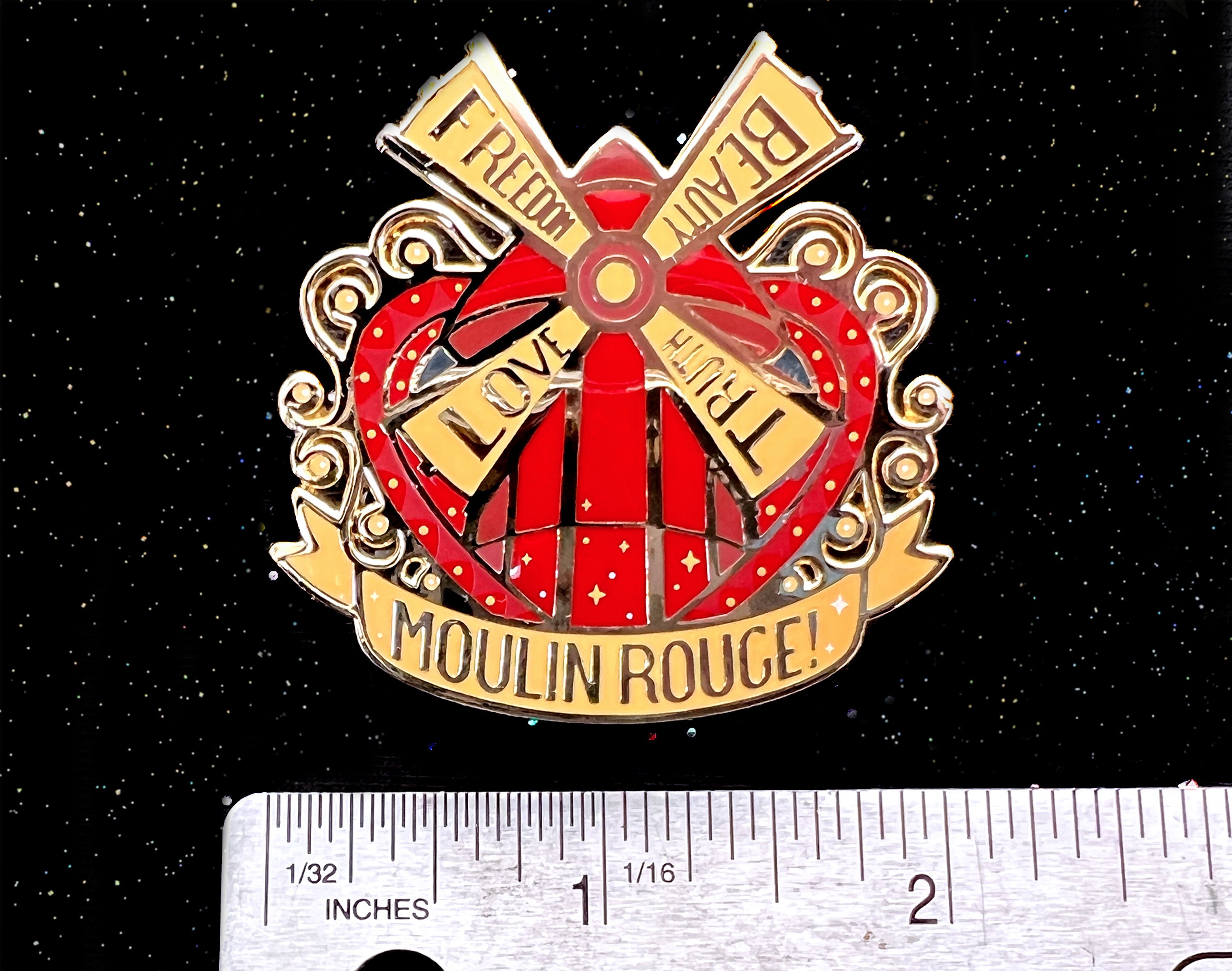 Moulin Rouge Enamel Pin - Etsy