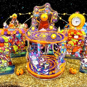 Halloween Merry-go-round Standee - Etsy