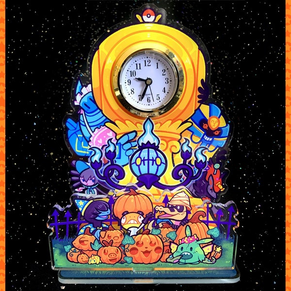 Halloween Clock - Etsy