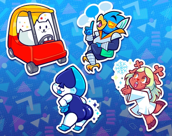 Deltarune Chapter 2 Stickers | Etsy