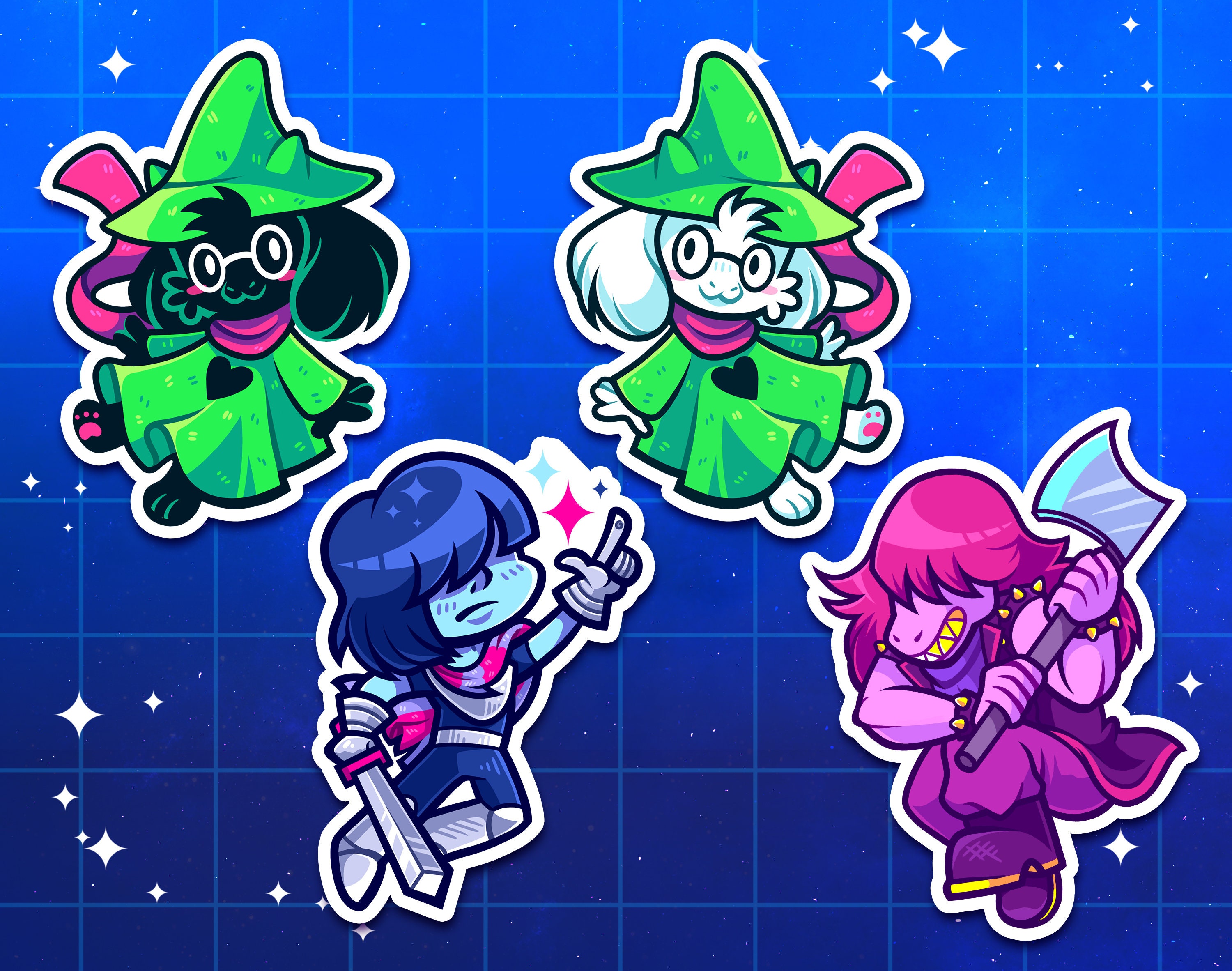 Deltarune Stickers - Etsy