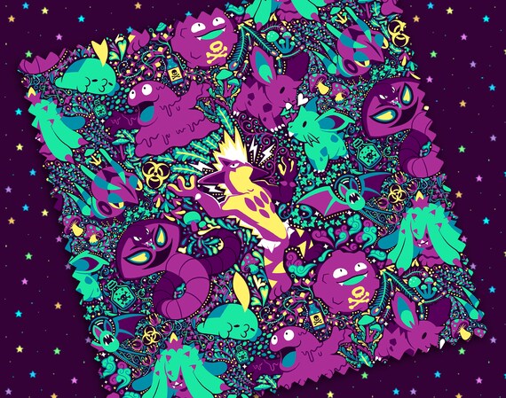 Poison Type Pokemon Wallpaper