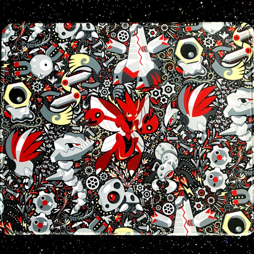 Steel Pokemon Mousepad Designed & Sold By Eduardo Moreira