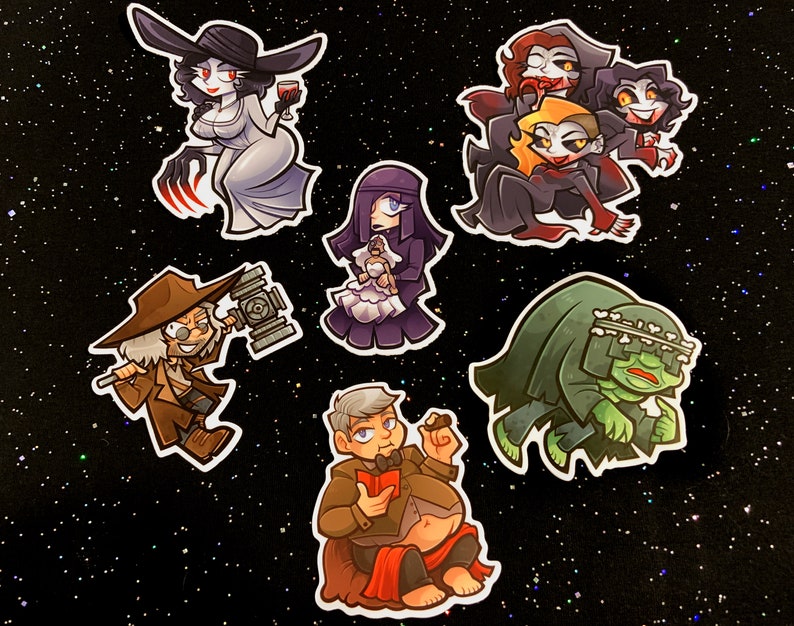 Resident Evil 8 Stickers | Etsy