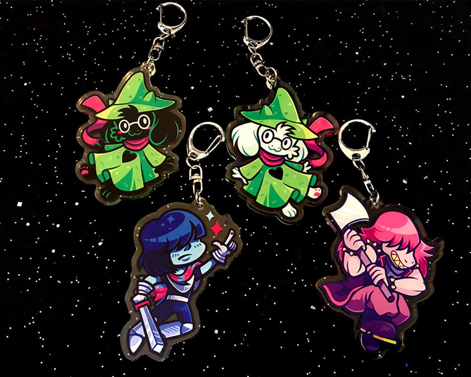 Deltarune 2.5 Acrylic Charms | Etsy