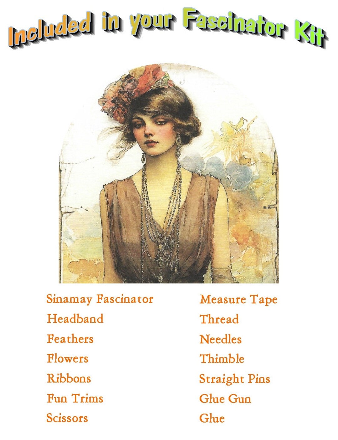 DIY Fascinator Kit Blue, Red, White ONE of a Kind Headband Do It ...