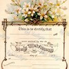 Gothic Commitment Ceremony Certificate Template Twin Flames Marriage ...