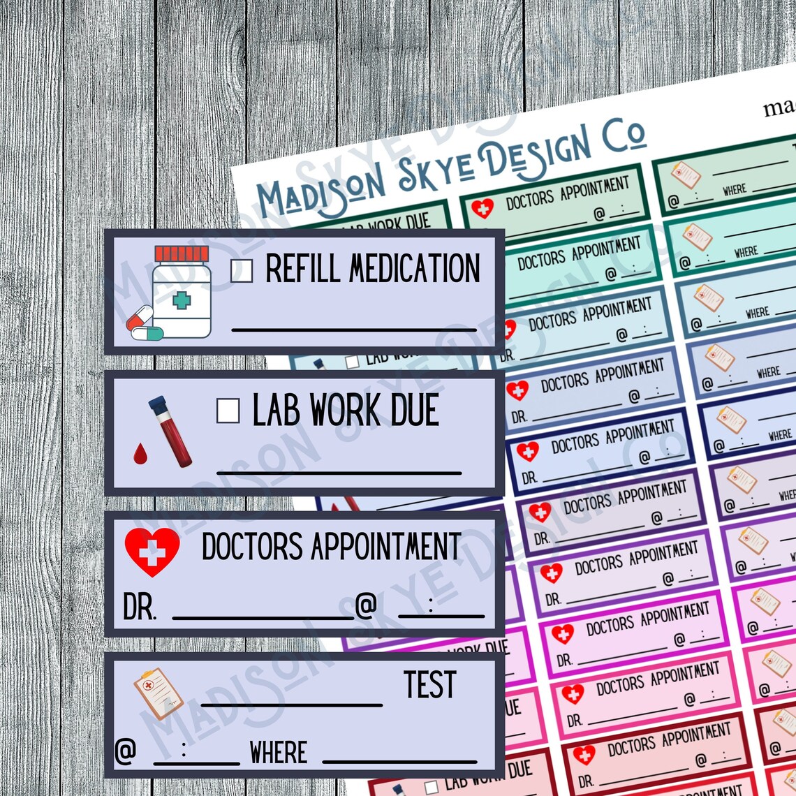 Medical Chronic Illness Blank Boxes Printable Planner Stickers Etsy Medical Chronic Illness Blank Boxes Printable Planner Stickers Etsy