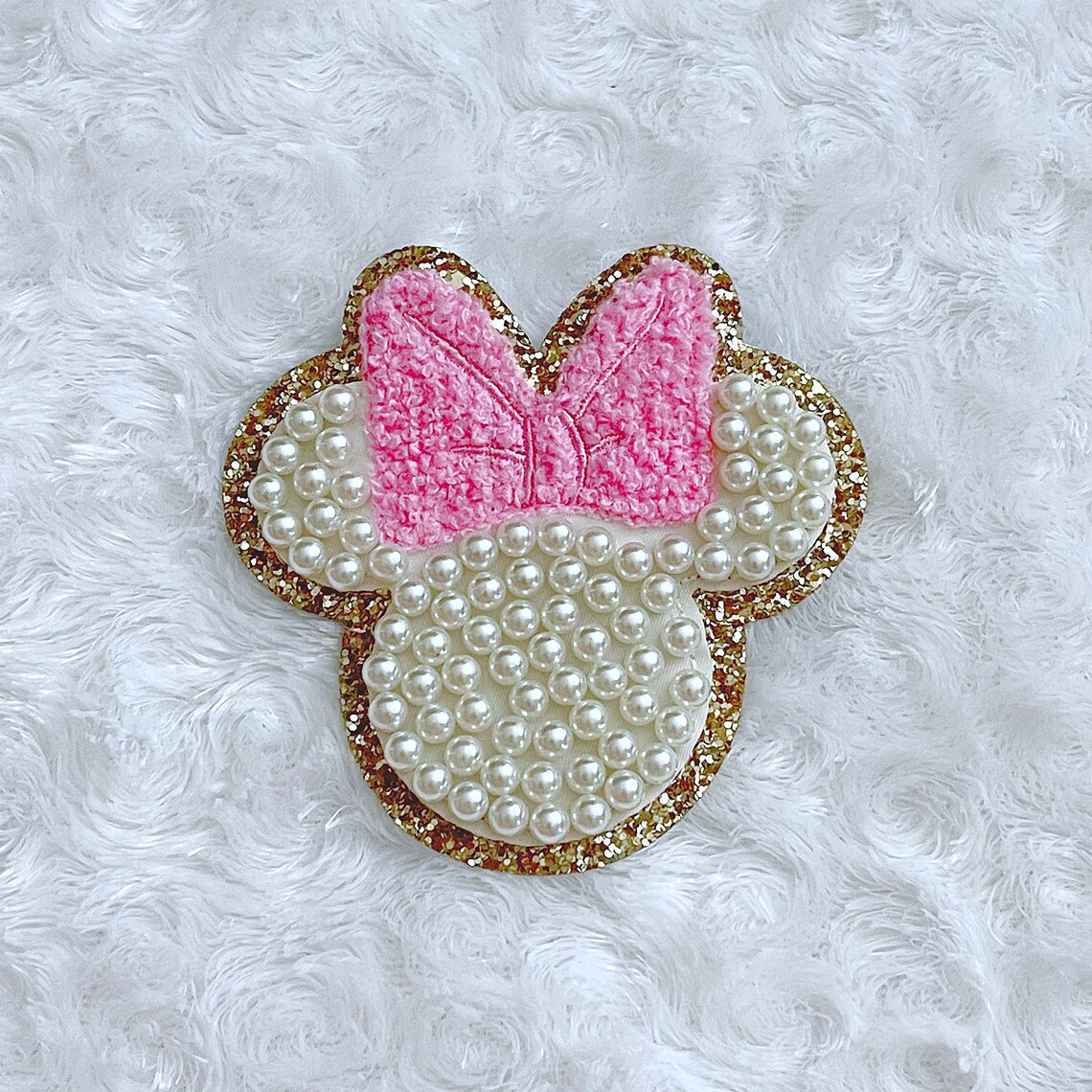 Mickey & Minnie Adhesive Pearl Patches Mickey and Minnie - Etsy