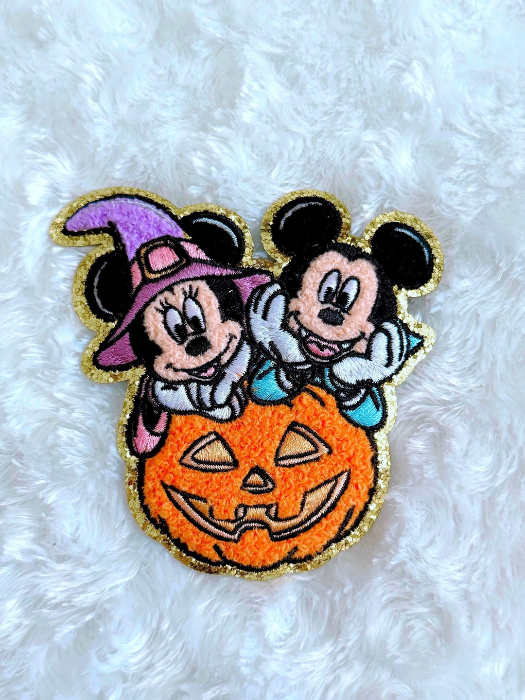 Mickey Minnie Halloween Patch | Mickey Minnie Halloween Patches ...