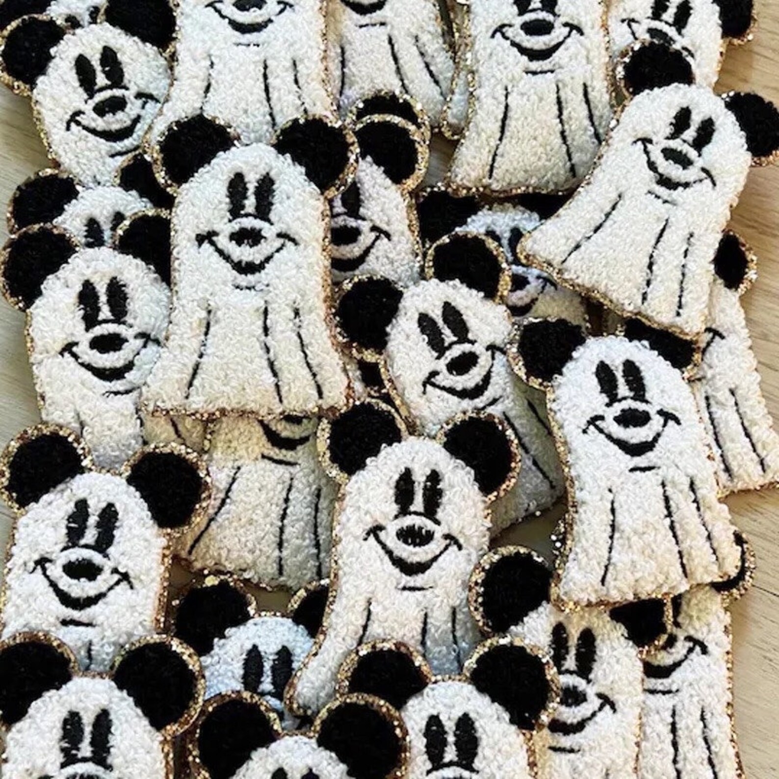 Mickey & Minnie Halloween Ghost Patches Mickey Ghost Patch - Etsy