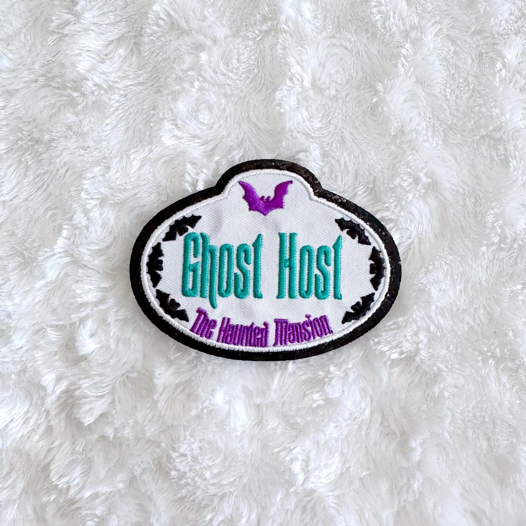 Haunted Mansion Patch | Haunted Mansion Patches | Ghost Patch | Hitchhiking Ghosts Patch ...