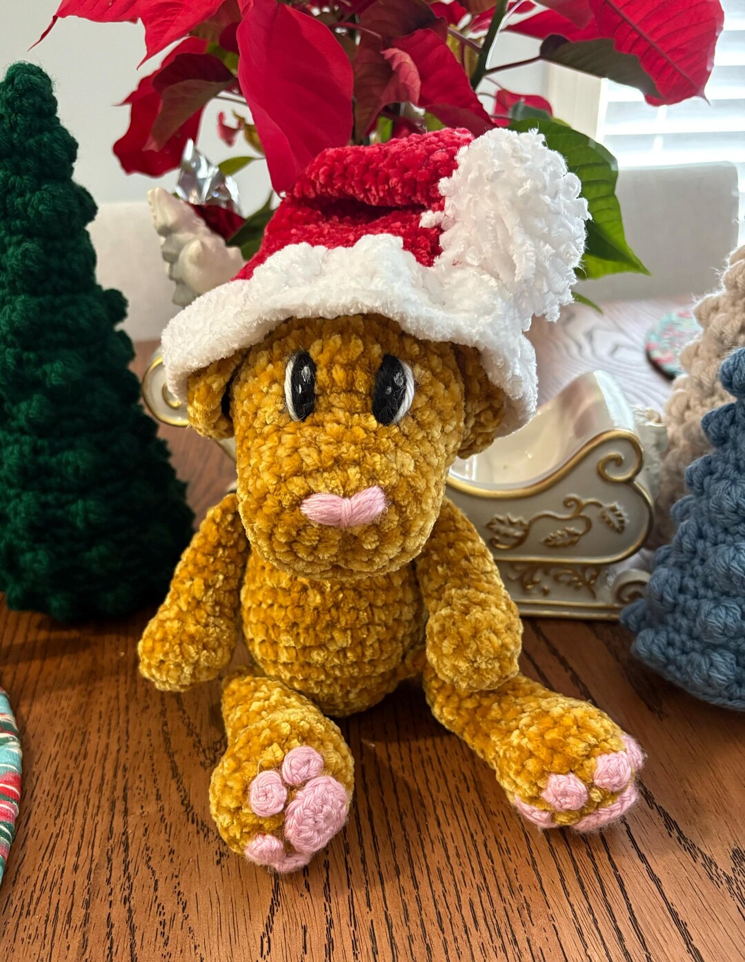 Santa Paws Puppy Crochet PDF Pattern: Christmas Dog Amigurumi. Beginner ...
