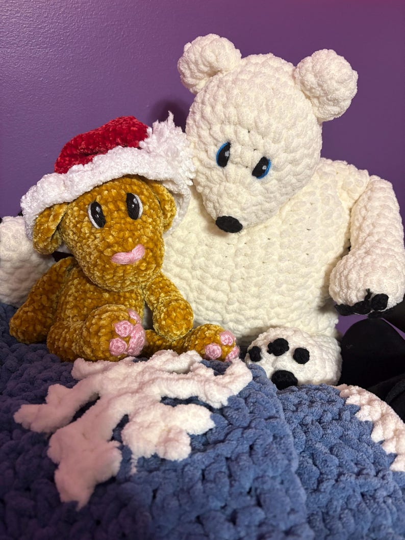 Santa Paws Puppy Crochet PDF Pattern: Christmas Dog Amigurumi. Beginner ...