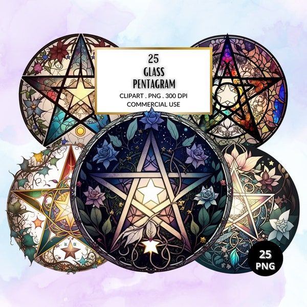 Wiccan Stain Glass - Etsy