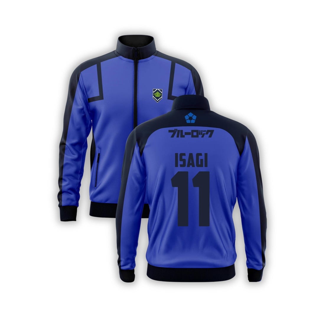 Blue Lock Anime Soccer Jersey Jackets, Anime Unisex Football Jersey ...