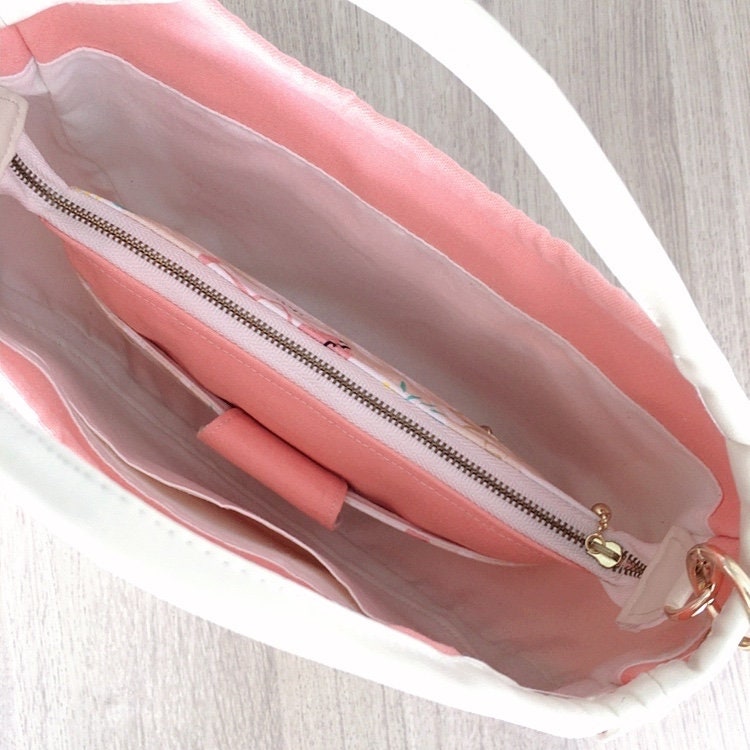 Two in One Bag Pattern Tote Bag With Matching Pouch Sewing - Etsy