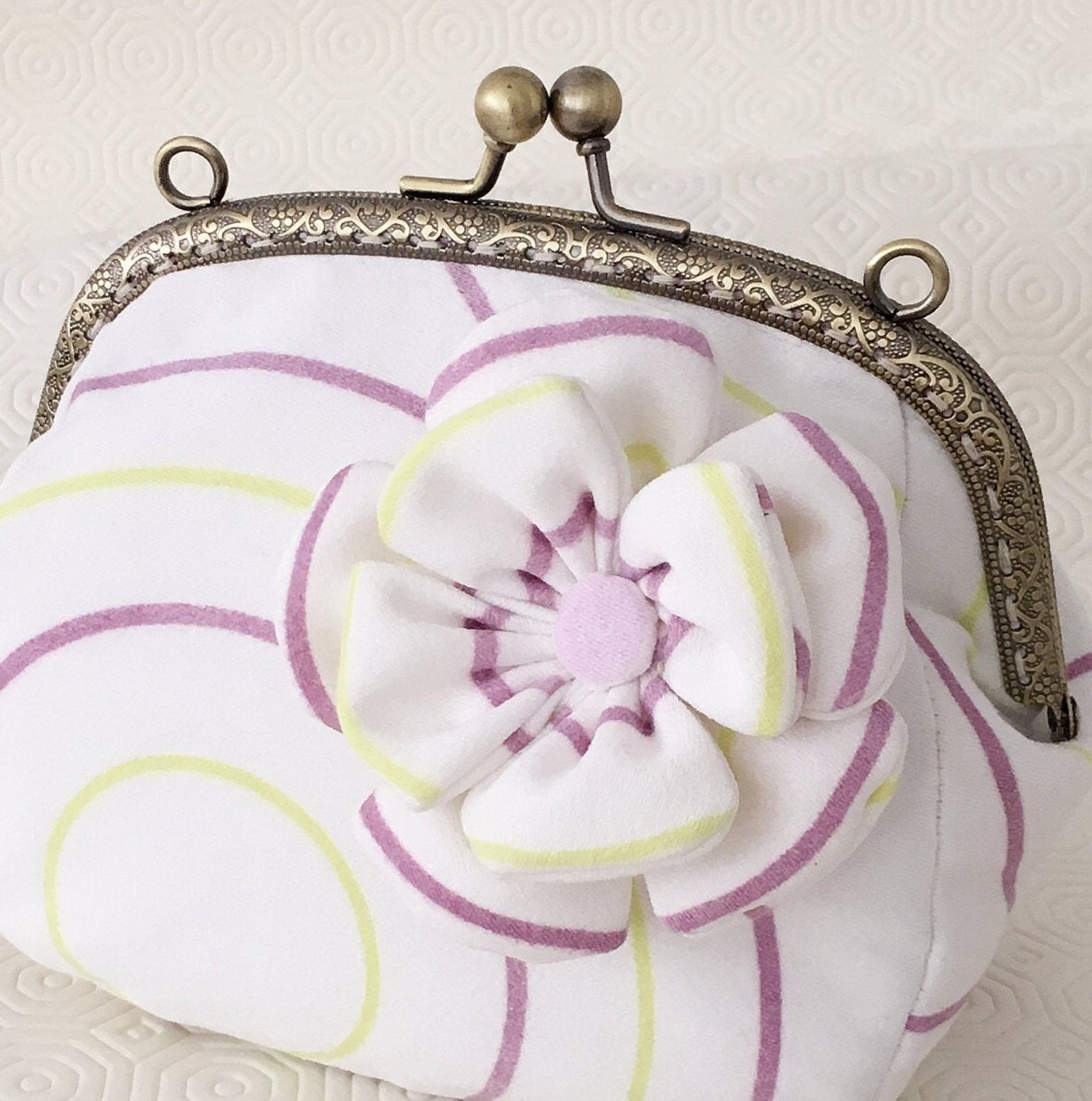 Vintage Frame Purse PDF Pattern | Vintage Kiss Lock Pattern | 6.3in ...
