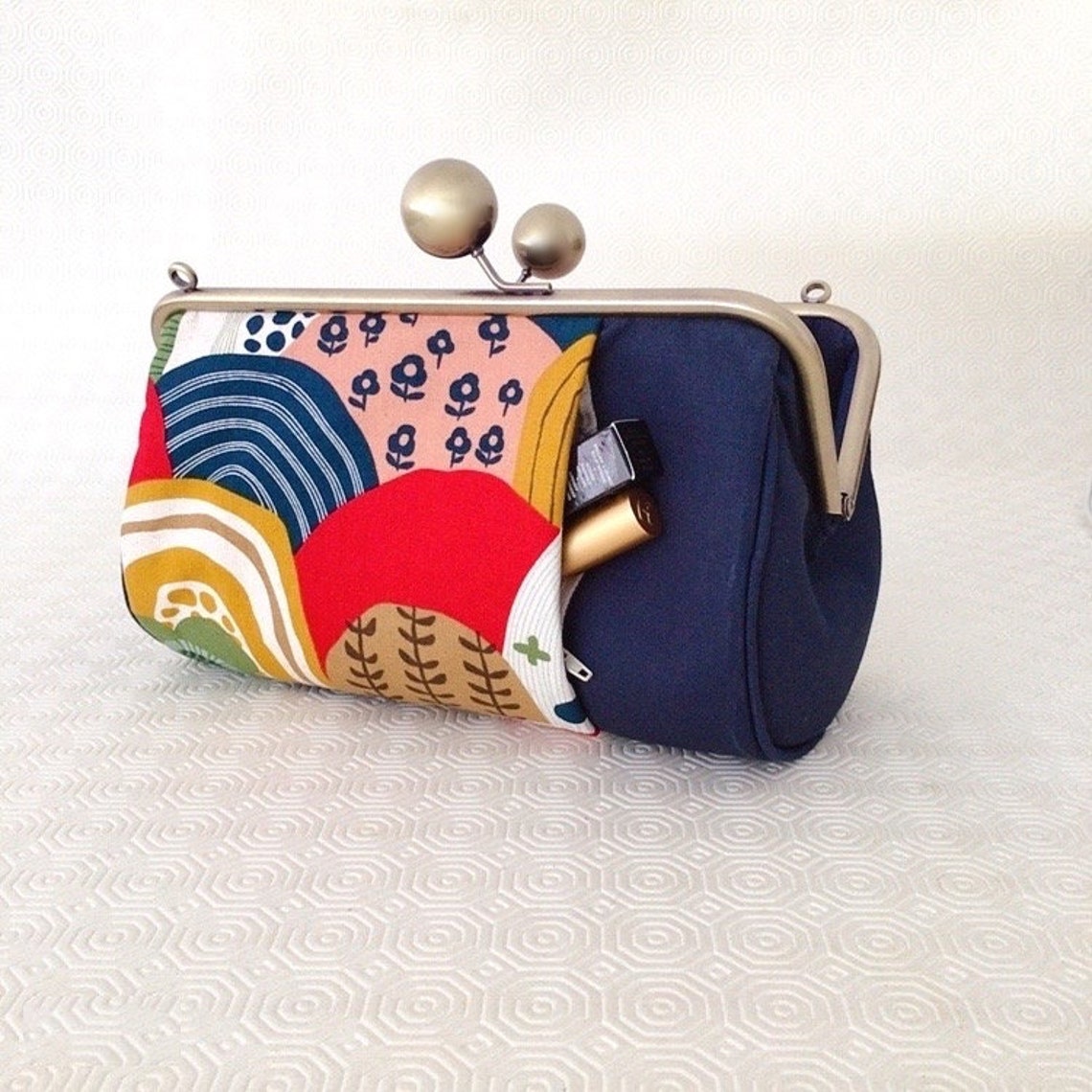 Large Kiss Lock Purse Pattern Frame Purse Sew Pattern - Etsy