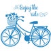 Bicycle Svg Enjoy the Ride Svg Bicycle Cut File Bicycle - Etsy