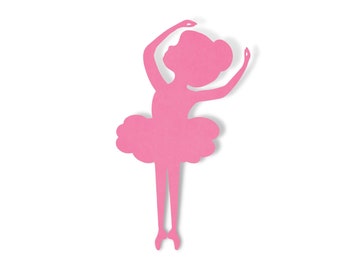 Child Ballerina Silhouette Pink