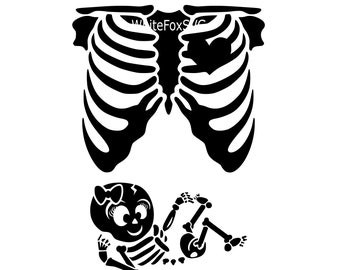 Baby skeleton | Etsy