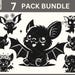 Baby Bat Svg, Baby Bat Svg Bundle, Cute Bat Clipart, Bat Decal Template ...
