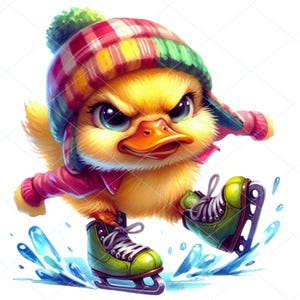 18 Angry Duck Clipart, Angry Duck PNG, Angry Duck JPG, Watercolor Angry ...