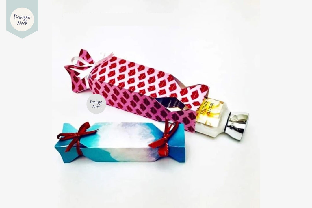 Candy Wrap Box Template V1 - Gift Box, Treat Box, Favor Box, Soap Box ...